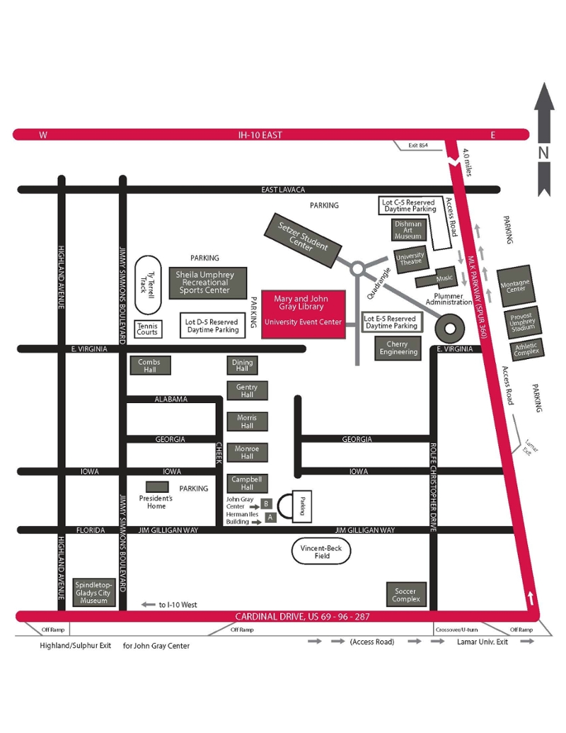 Office of Event Management | University Event Center Direction and Maps ...