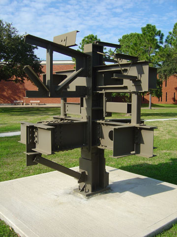 Steel Sculpture - Lamar University