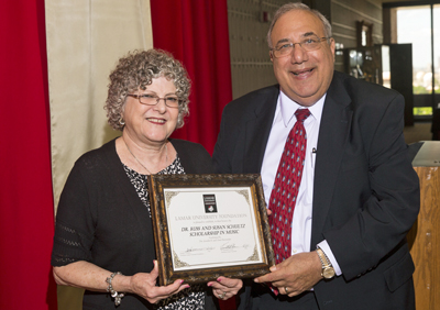 Russ and Susan Schultz music scholarship established - Lamar University